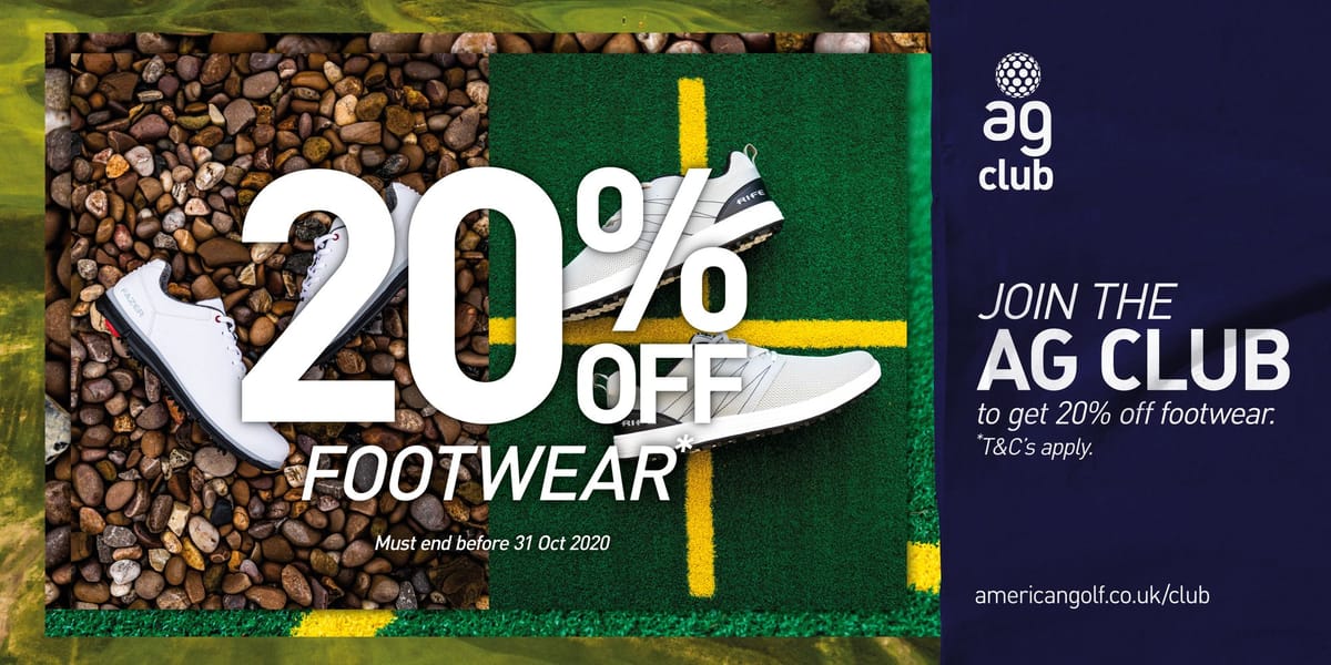 AG Club Offer! 20% OFF Selected Spikeless Footwear